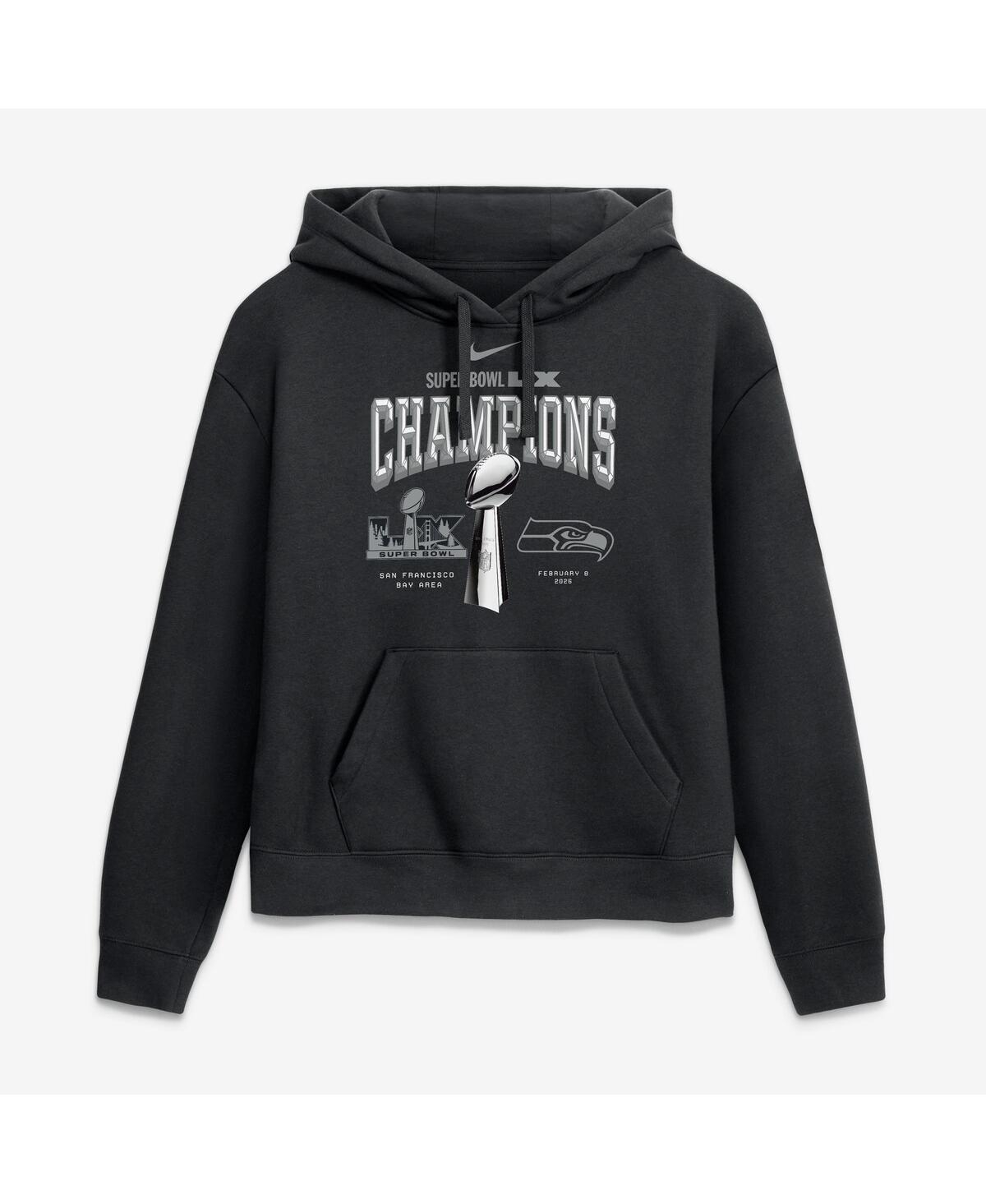 Click here for Nike Womens Black Seattle Seahawks Super Bowl Lx C... prices