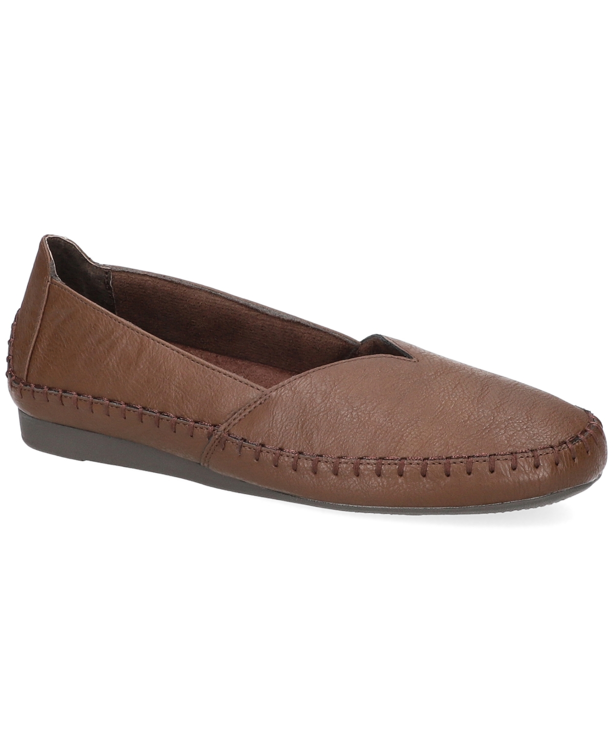 Click here for Easy Street Amity Slip-On Flats - Brown prices