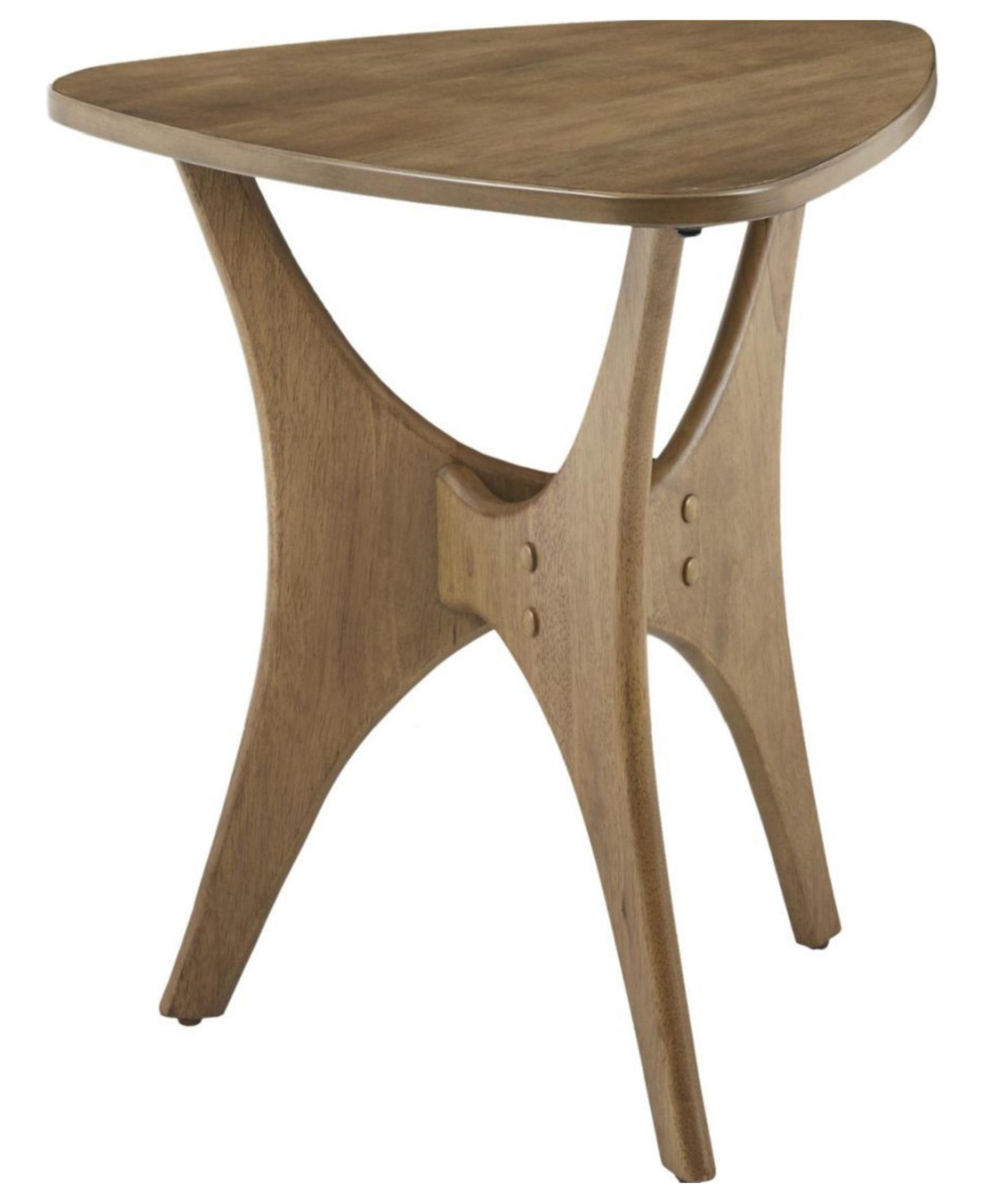 Ink+Ivy Blaze Triangle Wood Side Table - Light Brown