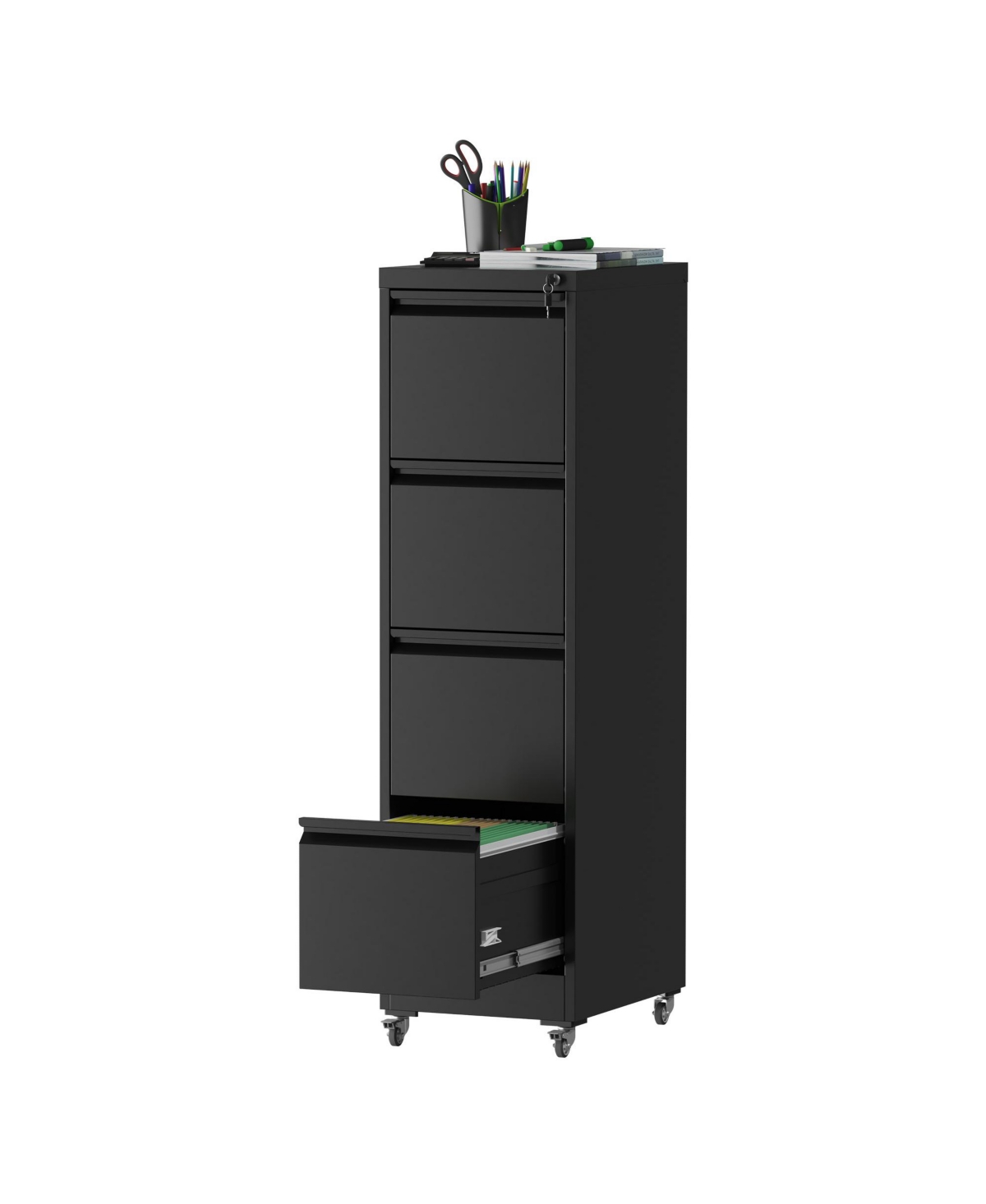 Click here for Rainsken 4 Drawer Locking Vertical File Cabinet on... prices