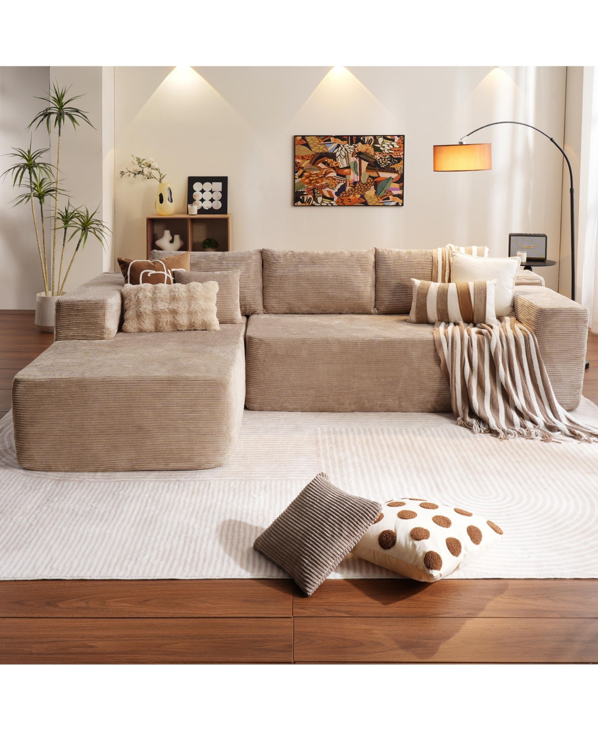 Click here for Xizzi No Assembly Required Cloud Sectional Sofa  L... prices