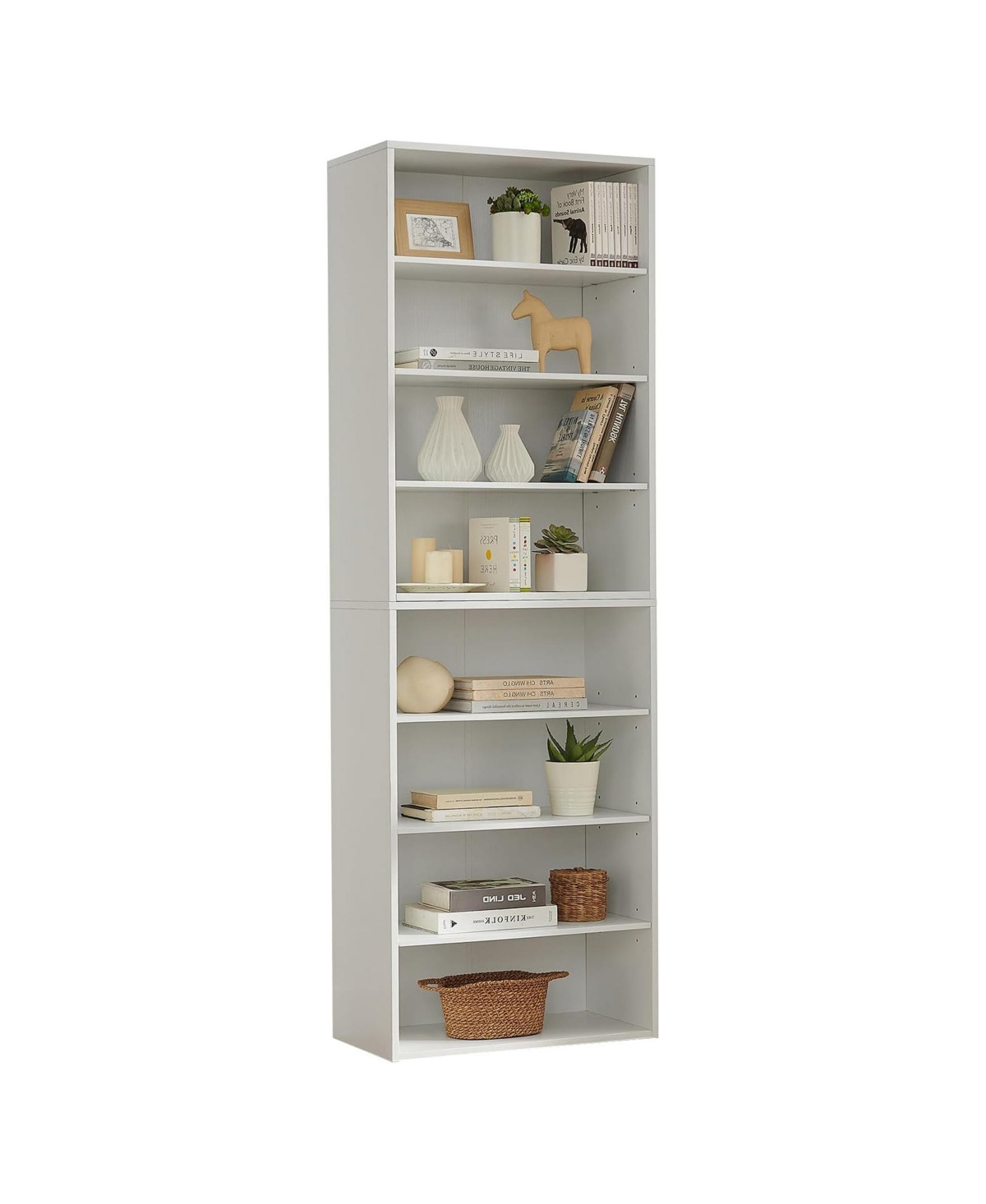 Click here for Rainsken Wood Bookshelf  8-Layer Storage Display R... prices