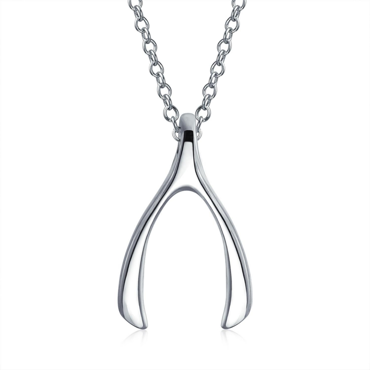 Click here for Bling Jewelry Graduation Charm Good Luck Wishbone... prices