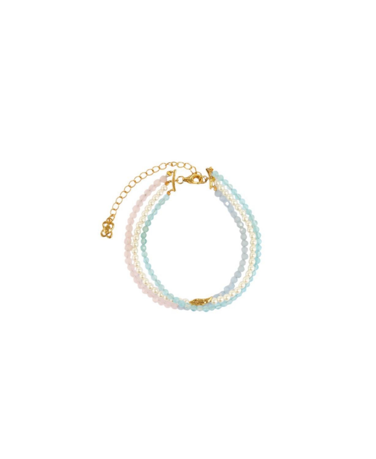 Click here for Ottoman Hands Waterproof Layered Beaded Bracelet -... prices