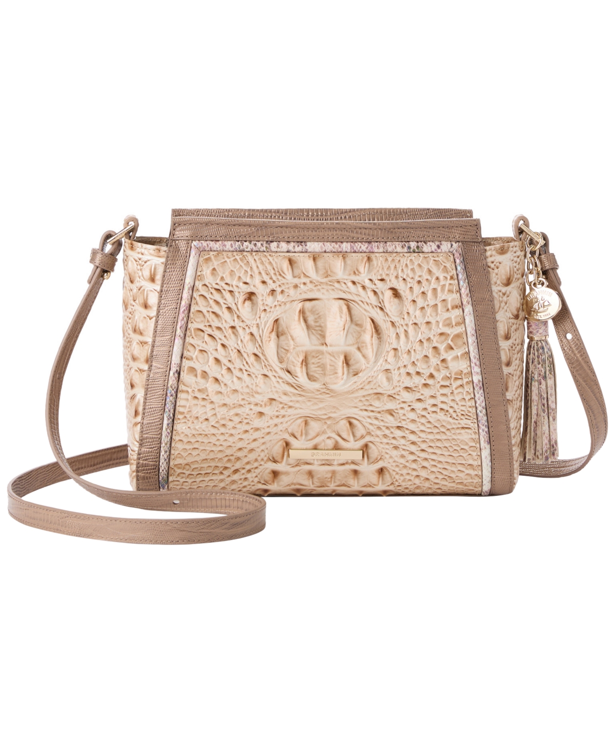Click here for Brahmin Hillary Sintra Leather Crossbody Bag - Mul... prices