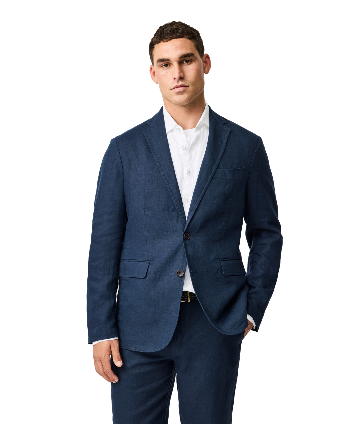 Click here for Rodd & Gunn Mens Campbell Pure Linen Jacket - Navy prices