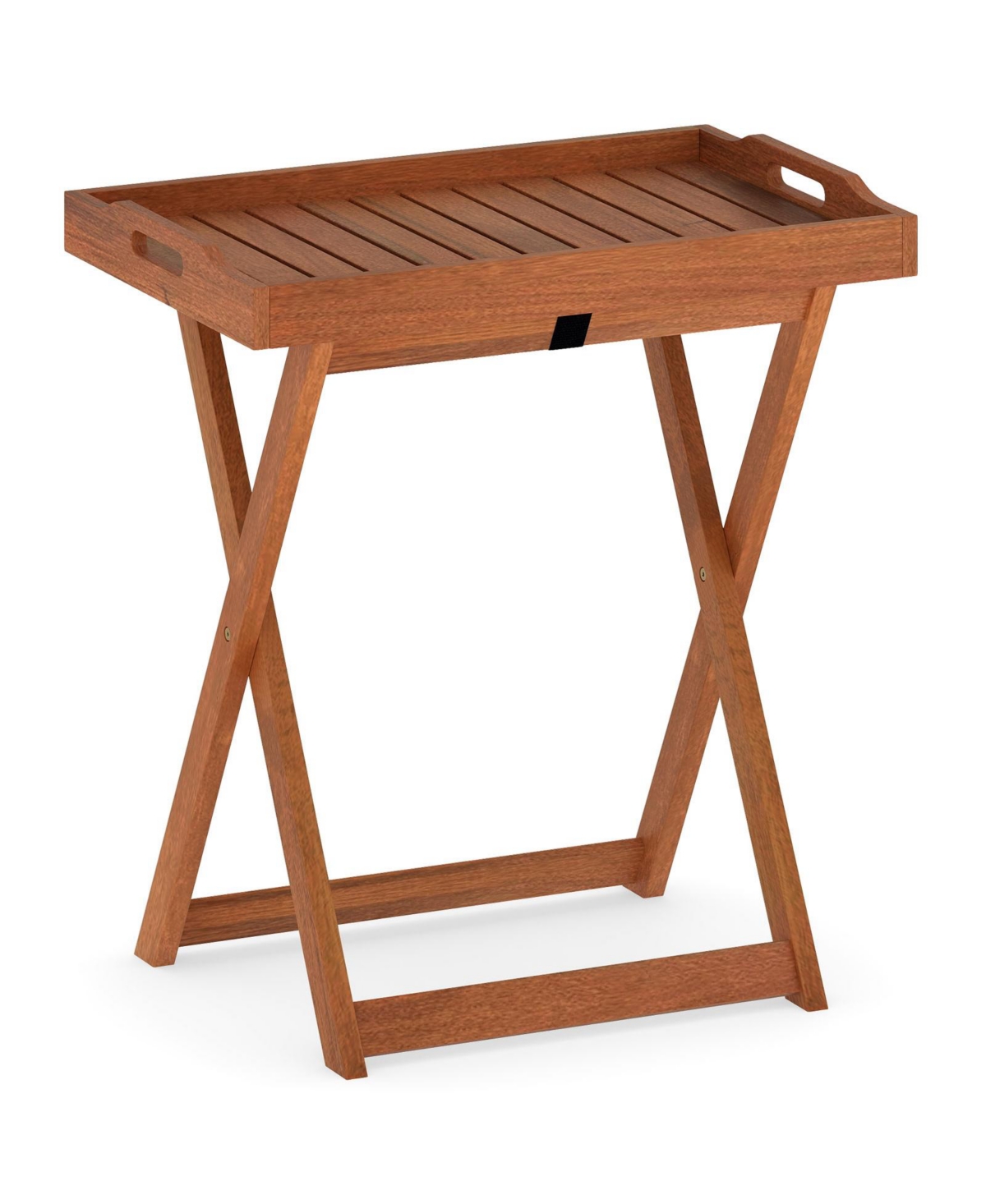 Click here for Gymax Patio Solid Wood Tray Table w/ Removable Top... prices