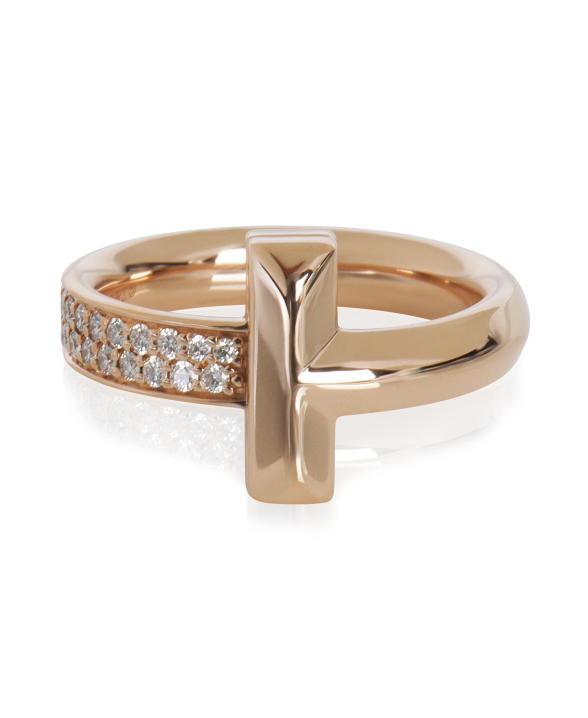 Click here for Pre-Owned Tiffany & Co Rose Gold Diamond Tiffany T... prices