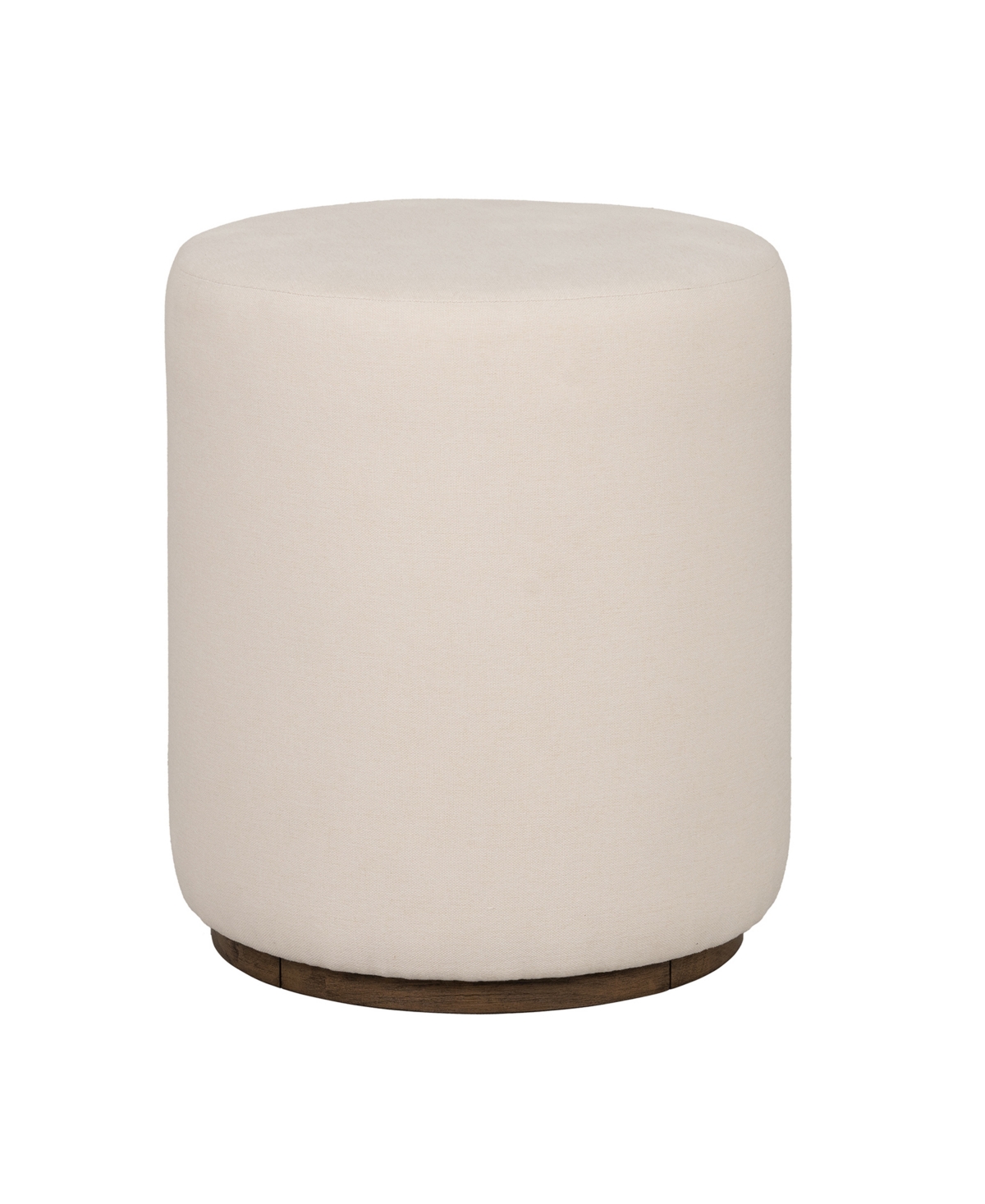 Click here for Cayden 20 Fabric End Table Pouf - Natural White prices