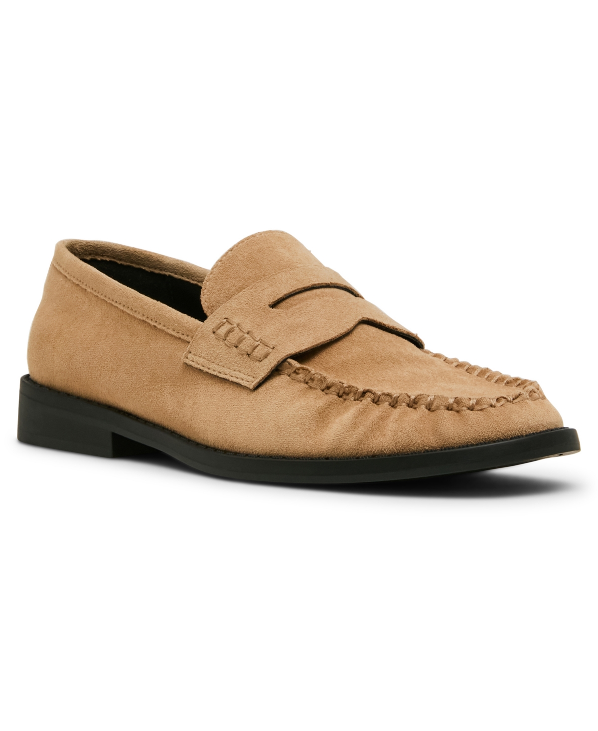 Click here for Madden Girl Prep Moc-Toe Tailored Loafer Flats - S... prices