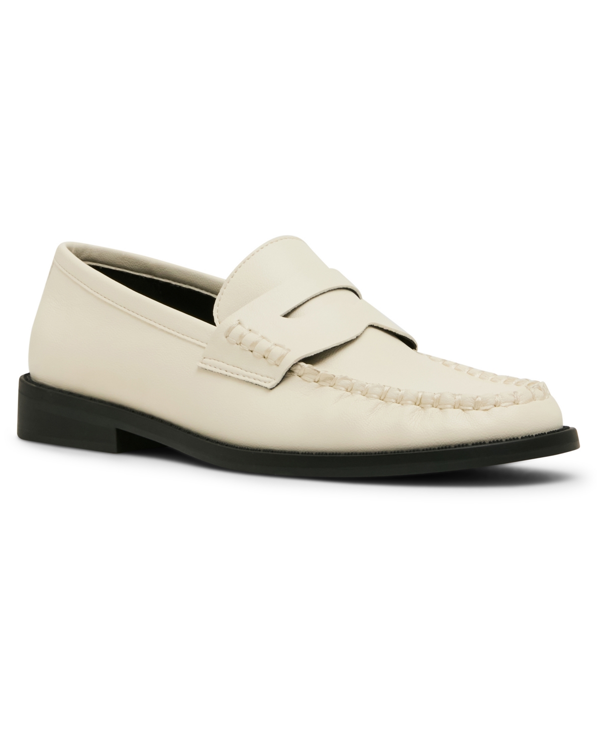 Click here for Madden Girl Prep Moc-Toe Tailored Loafer Flats - V... prices