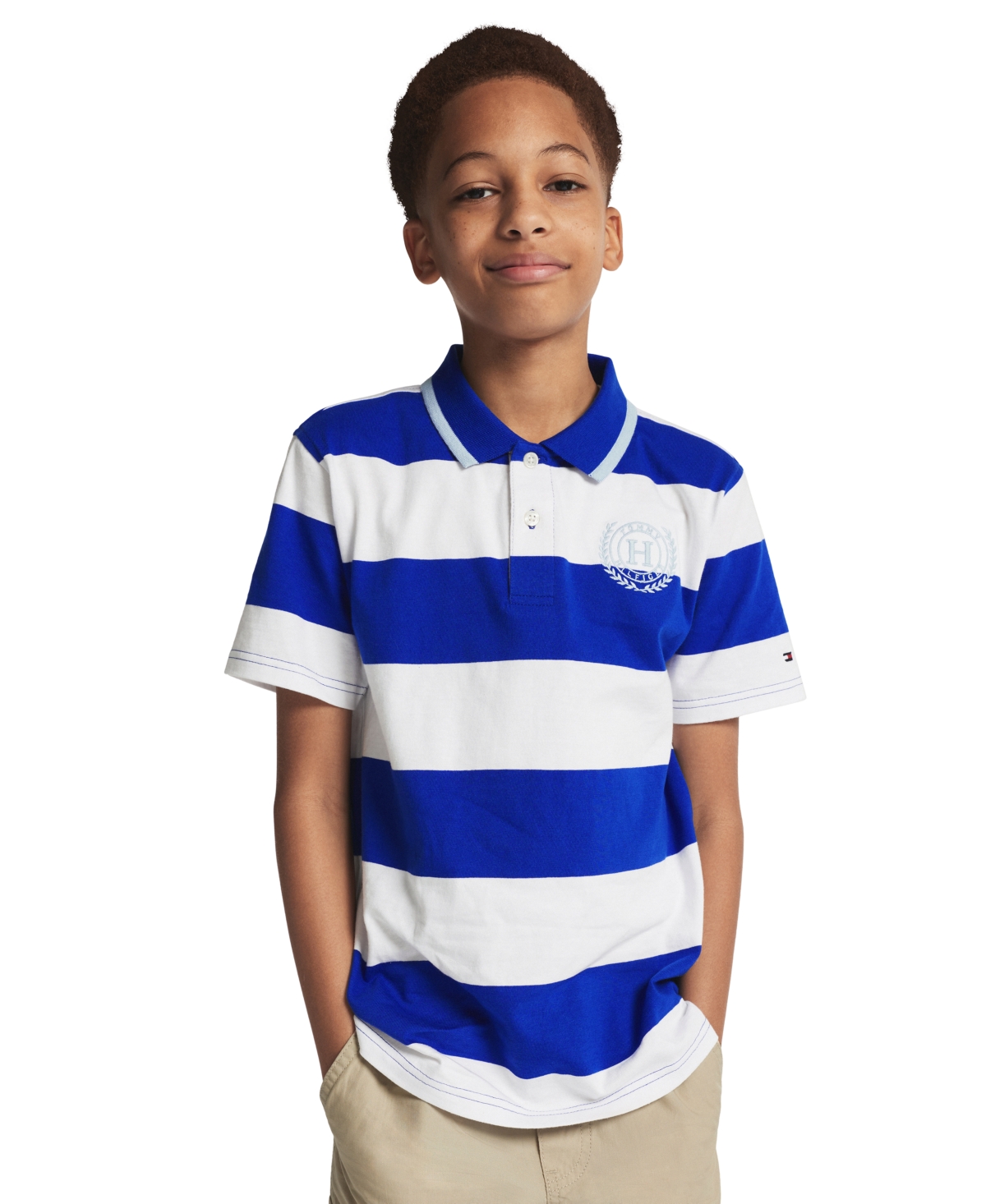 Click here for Tommy Hilfiger Boys 8-20 Mariner Stripe Polo Shirt... prices