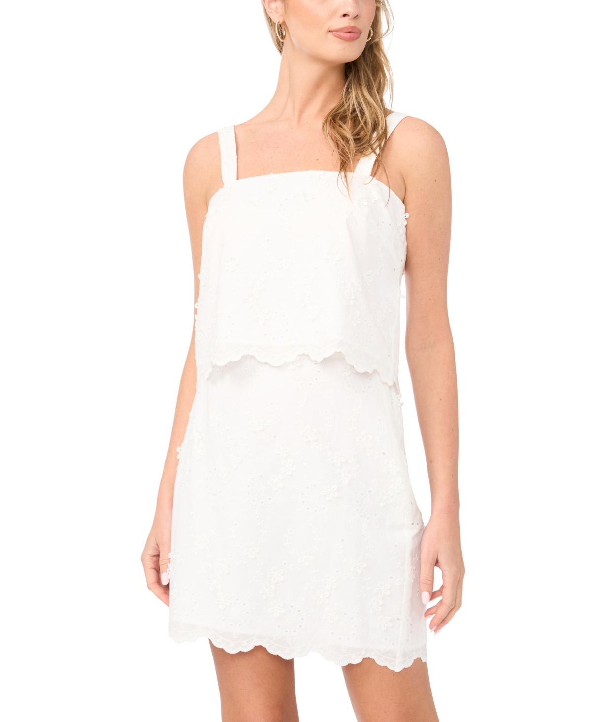Click here for 1.state Womens Square Neck Tank Top - Light Cream prices