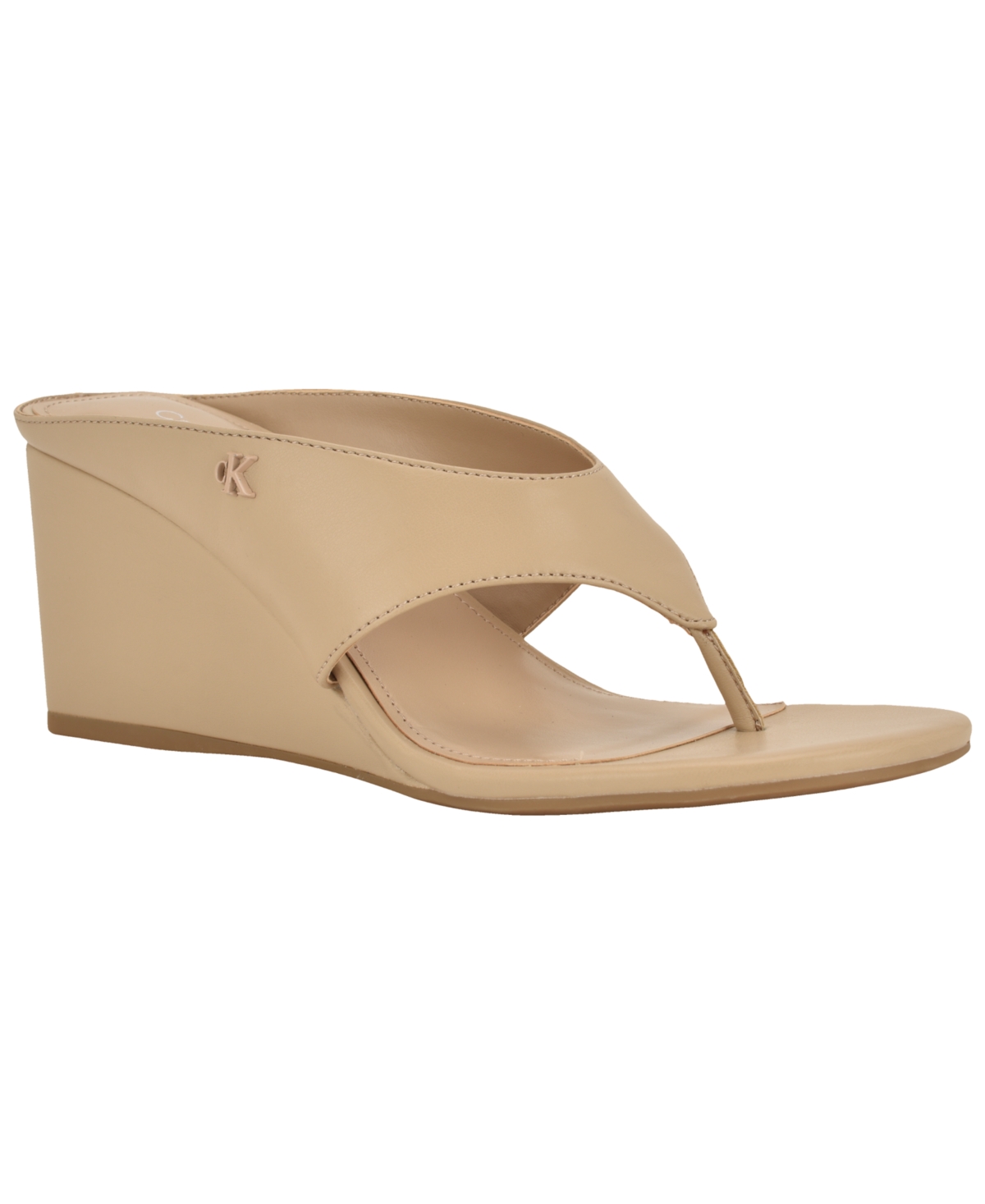 Click here for Calvin Klein Womens Marchela Slip-On Sandals - Lig... prices