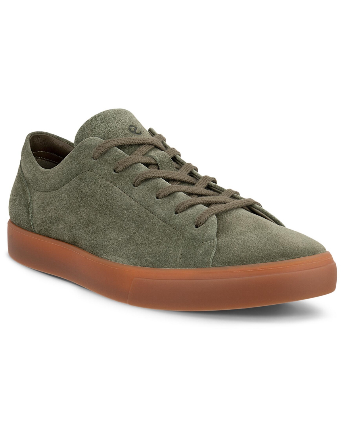Click here for Ecco Mens Lace-Up Round Toe Sneakers - Tarmac prices