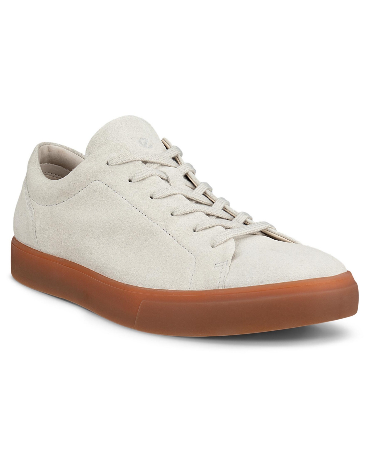 Click here for Ecco Mens Lace-Up Round Toe Sneakers - Gravel prices
