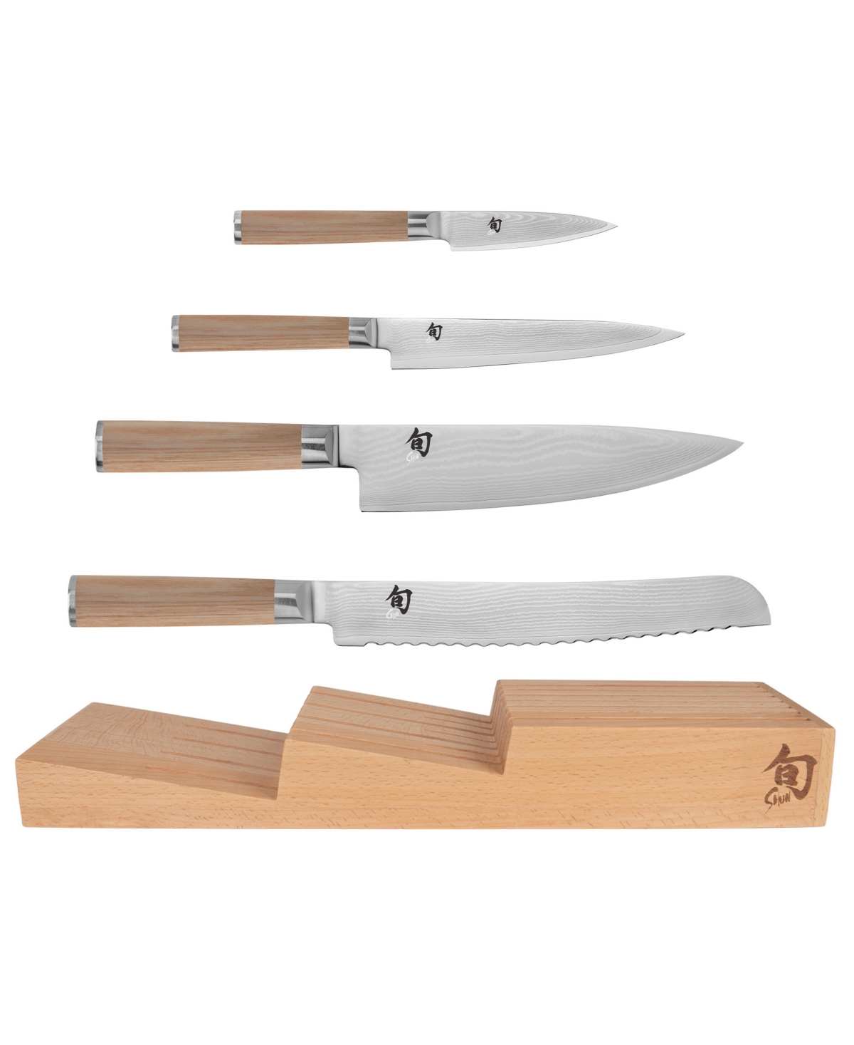 Click here for Shun Classic 5-Pc. In-Drawer Knife Set - Blonde prices