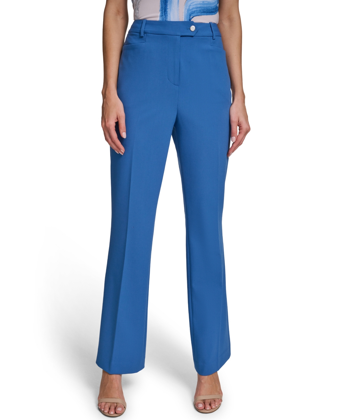 Click here for Calvin Klein Womens Modern-Fit Straight Pants - St... prices