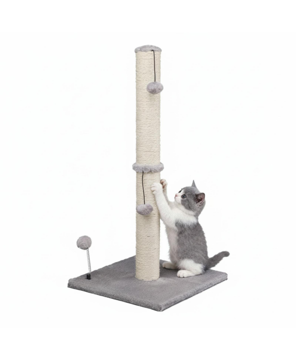 Click here for Aronkl 34" Tall Cat Scratcher Sisal Post Tree... prices