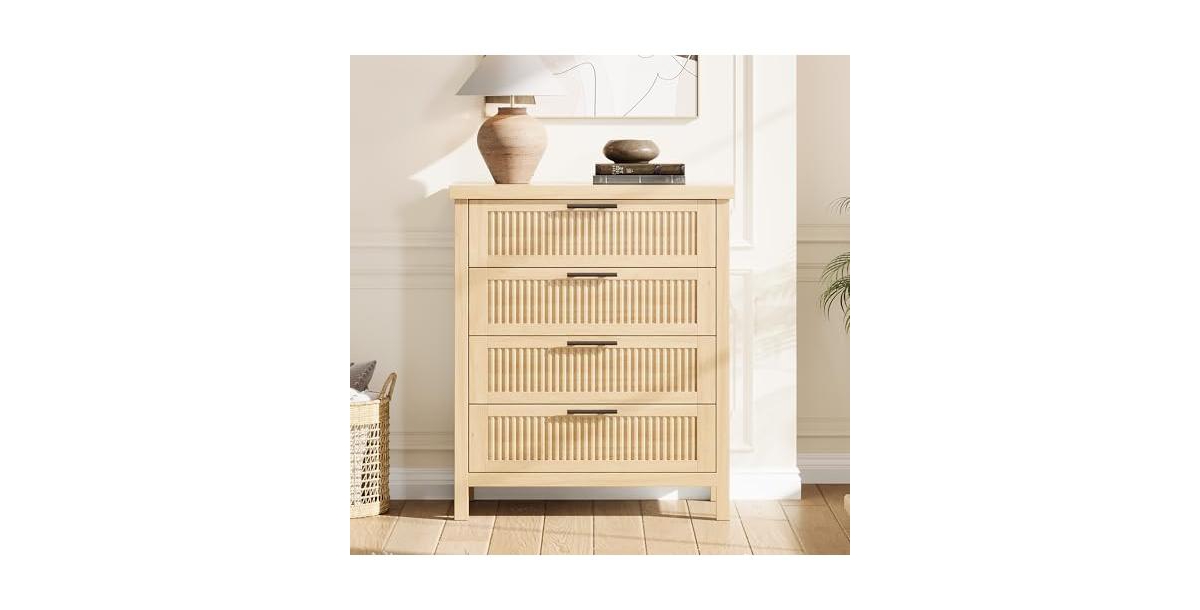 Click here for gaomon Fluted Dresser for Bedroom  Chest of Dresse... prices