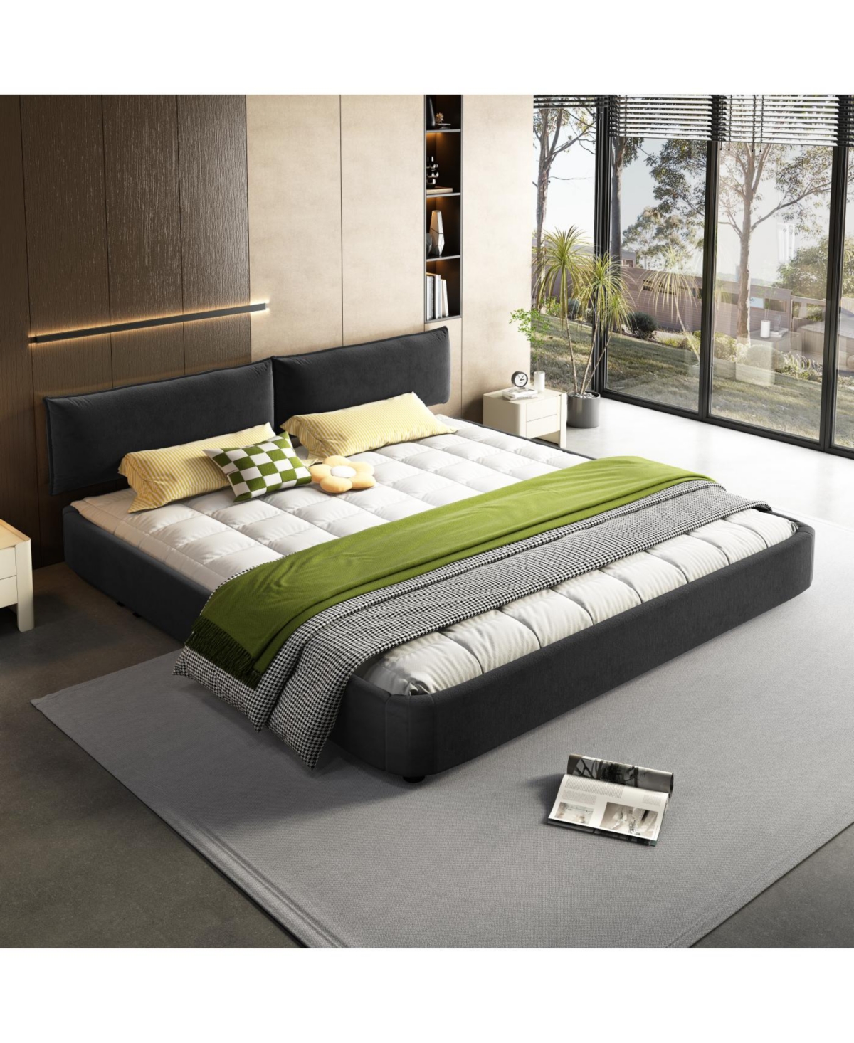 Click here for Streamdale Furniture King Size Cloud Bed Frame wit... prices