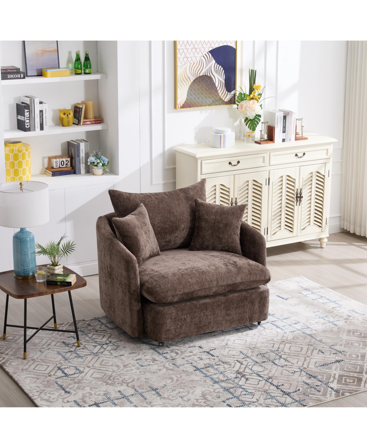 Click here for Streamdale Furniture Swivel Accent Chair with Pill... prices