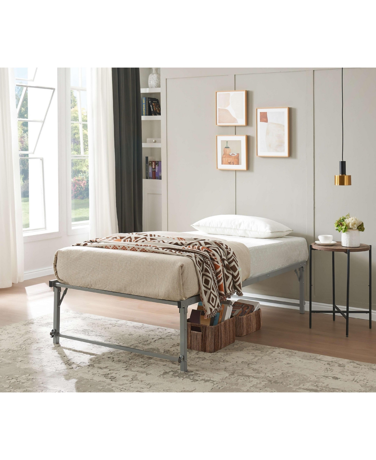 Click here for Kings Brand Furniture Twin Metal Daybed with Pop-U... prices