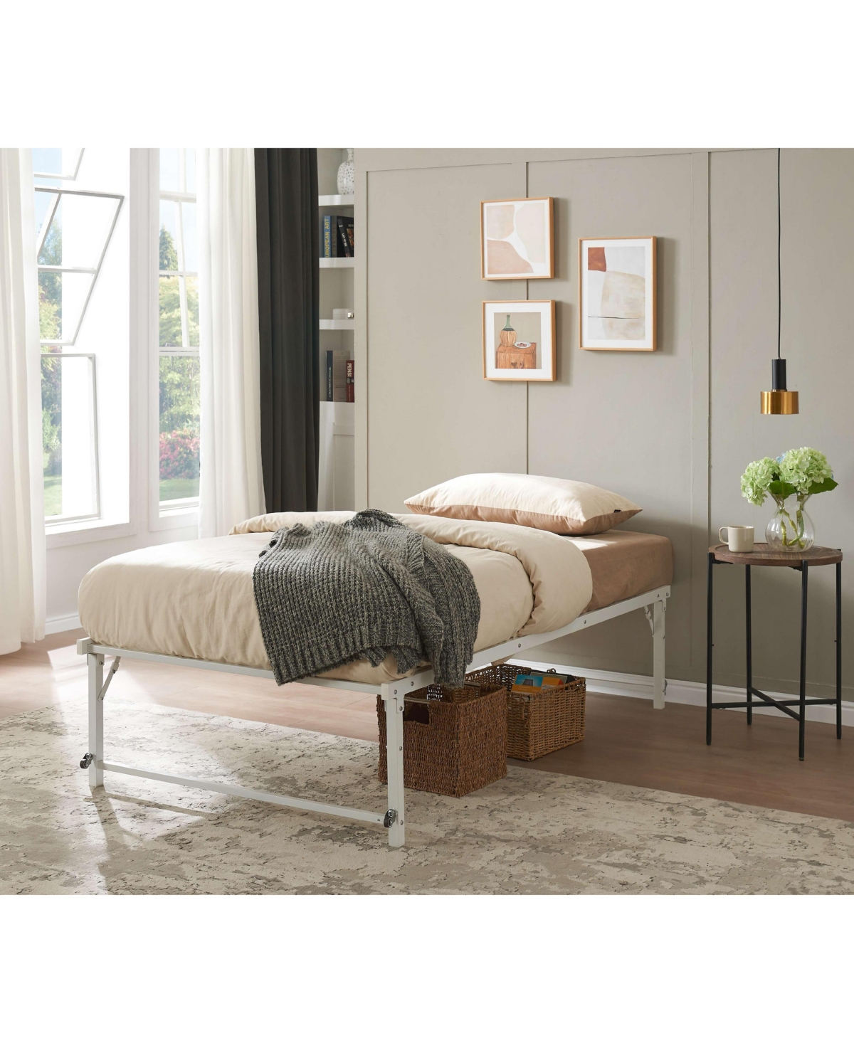 Click here for Kings Brand Furniture Twin Metal Daybed with Pop-U... prices