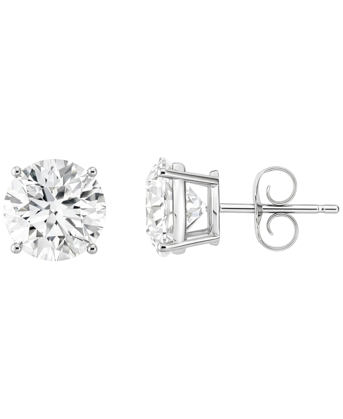 Click here for Macys Lab-Grown Diamond Stud Earrings (4 ct. t.w.)... prices