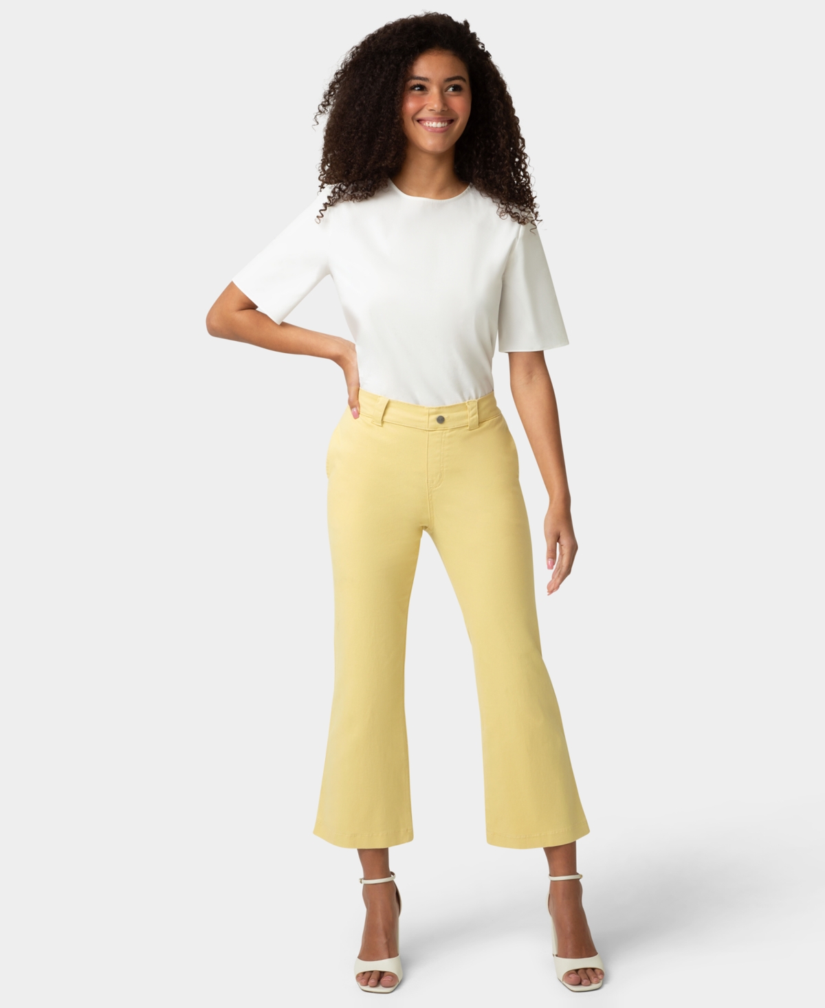 Click here for Hue Womens Ultra Stretch Chino Kick Flare Sleepwea... prices