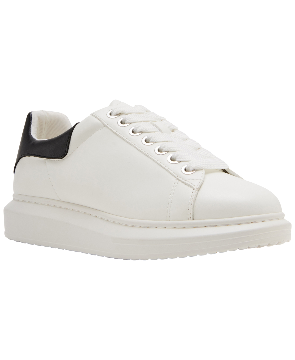 Click here for Steve Madden Mens Lace-Up Frosted Shoes - White Mu... prices
