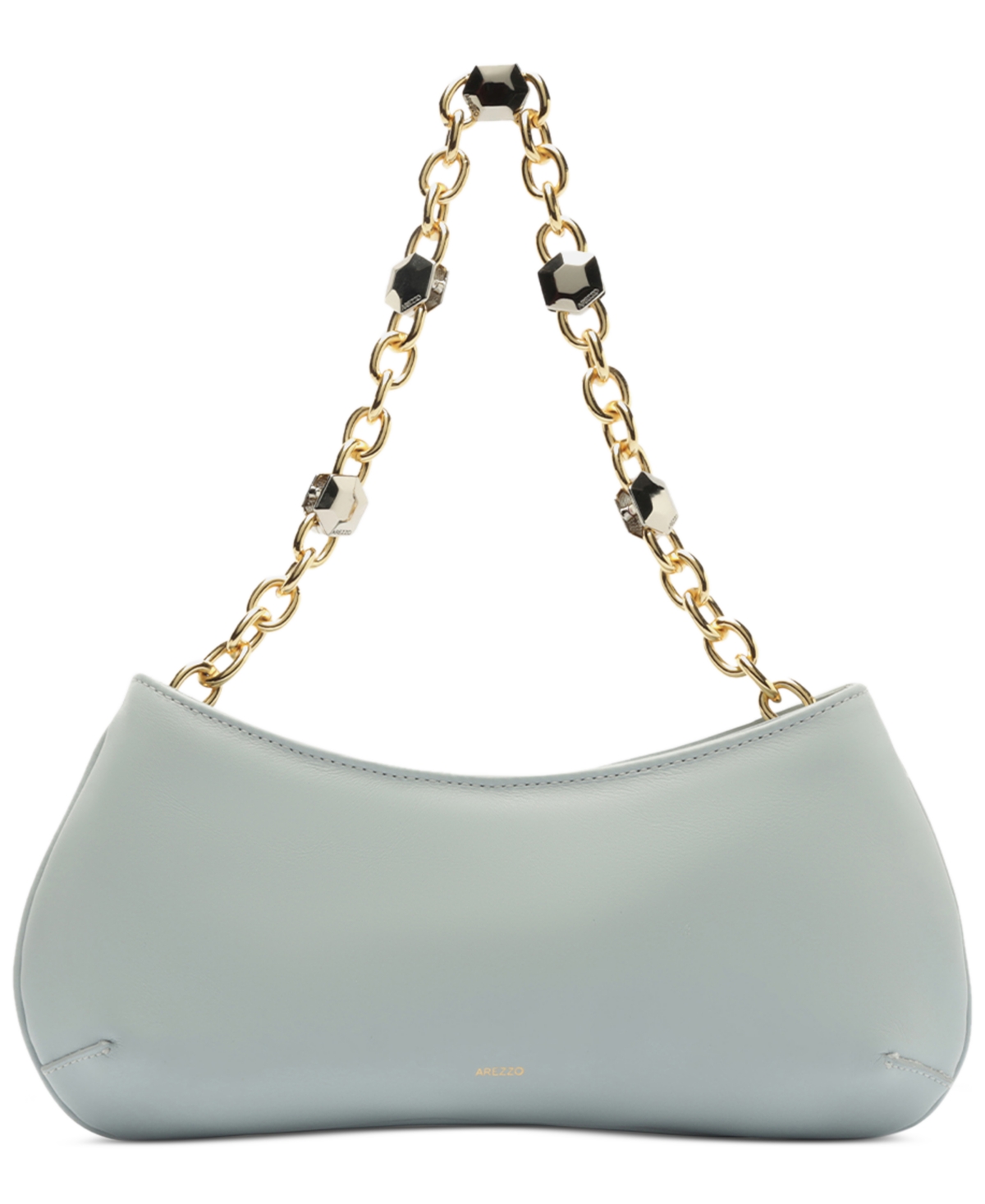 Click here for Arezzo Luna Medium Zipper Baguette Bag - Glacier B... prices