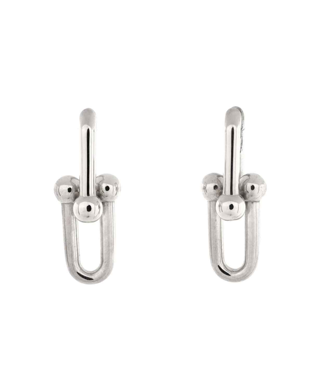 Click here for Pre-Owned Tiffany & Co Hardwear Link Earrings - St... prices