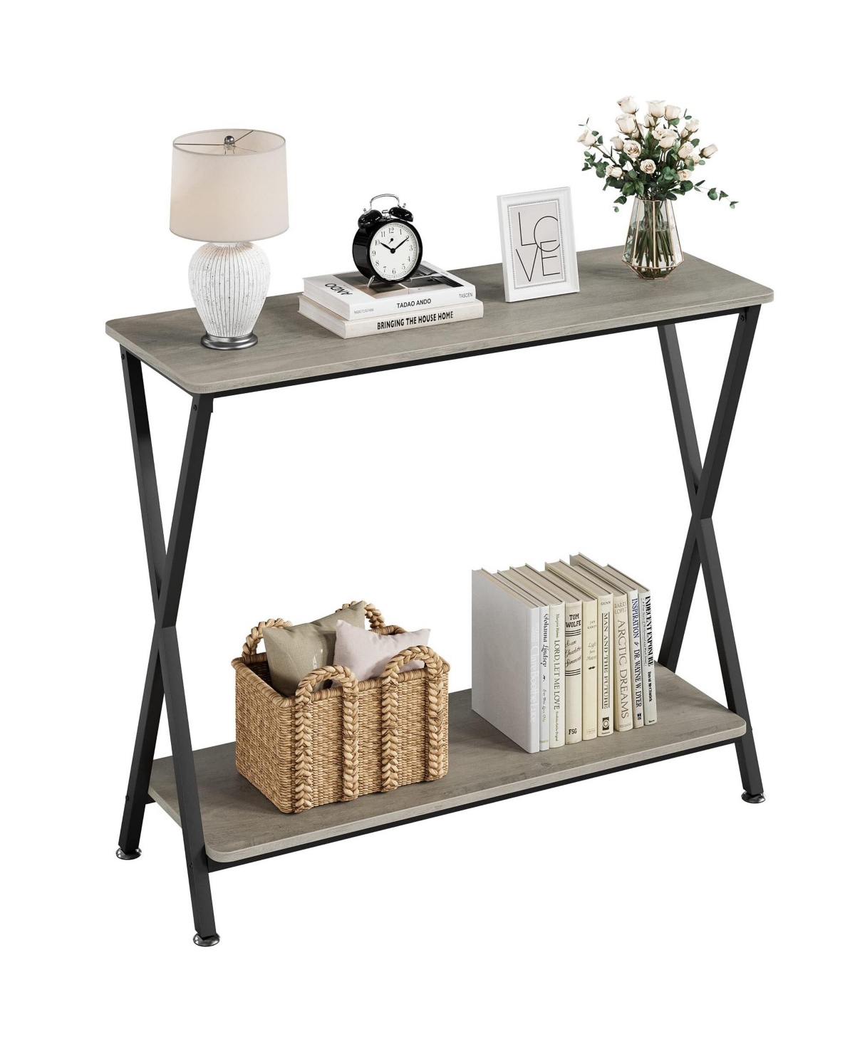 Click here for gaomon 41.3" Narrow Industrial Console Table... prices