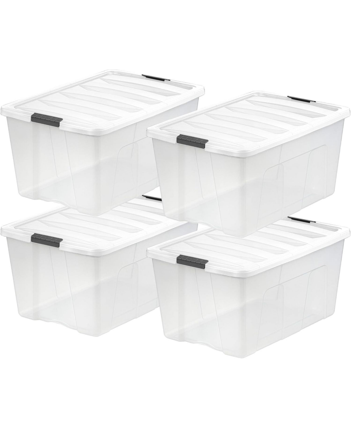 Click here for Iris Usa 94 Qt Stackable Plastic Storage Bins with... prices