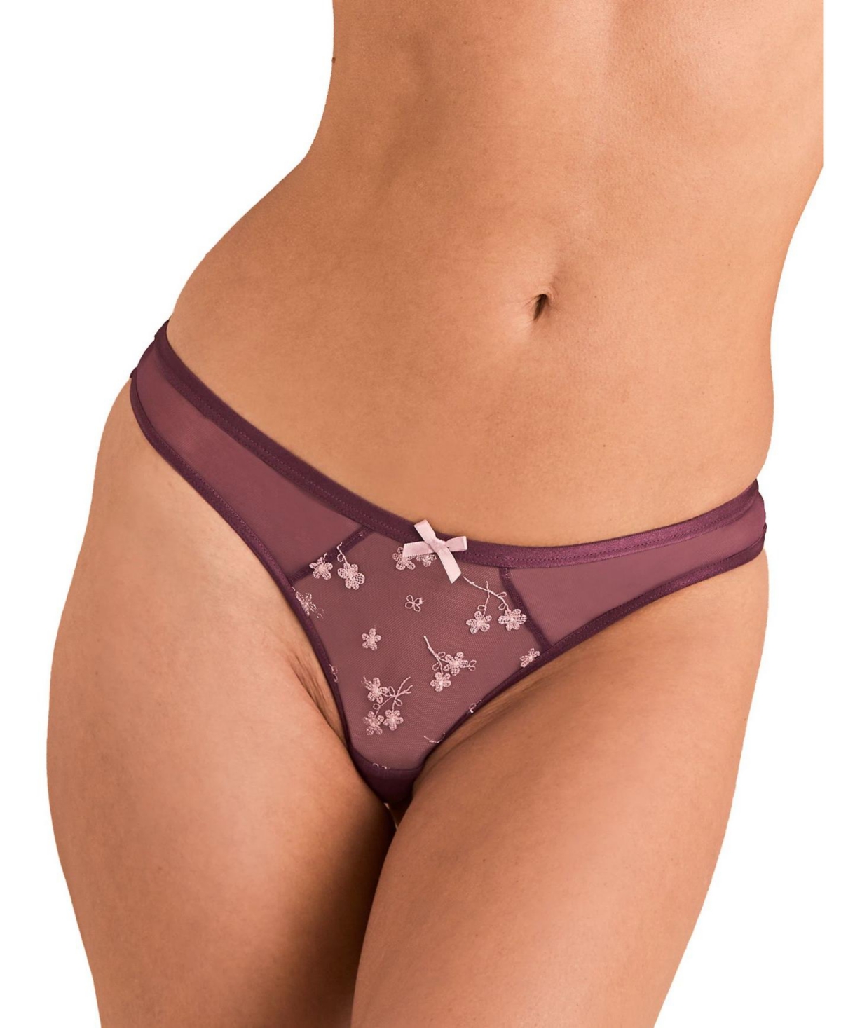 Click here for Adore Me Womens Clementin Brazilian Panty - Dark p... prices