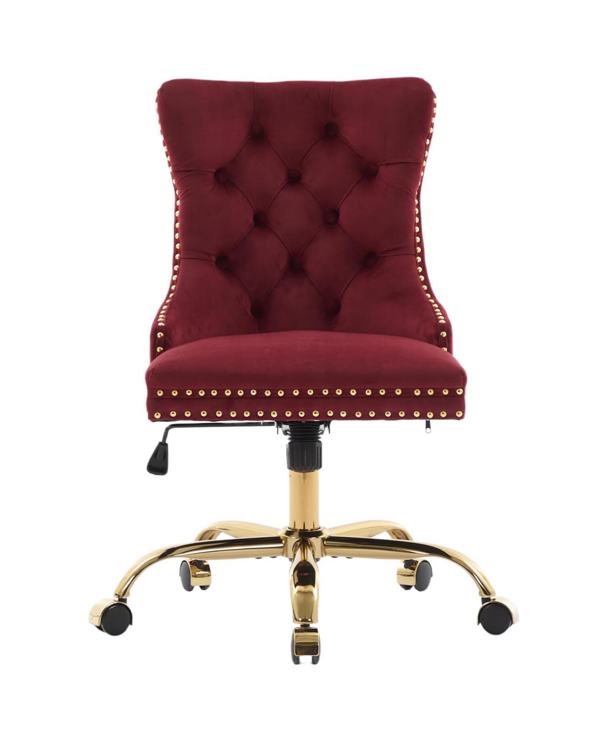 Click here for Rainsken Velvet Upholstered Office Chair  Tufted B... prices