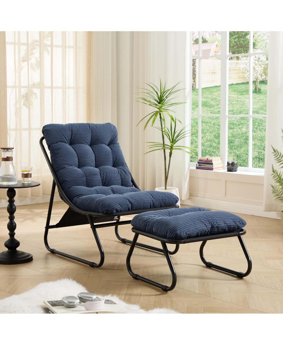 Click here for Rainsken Outdoor Lounge Chair - Sling Recliner Cha... prices