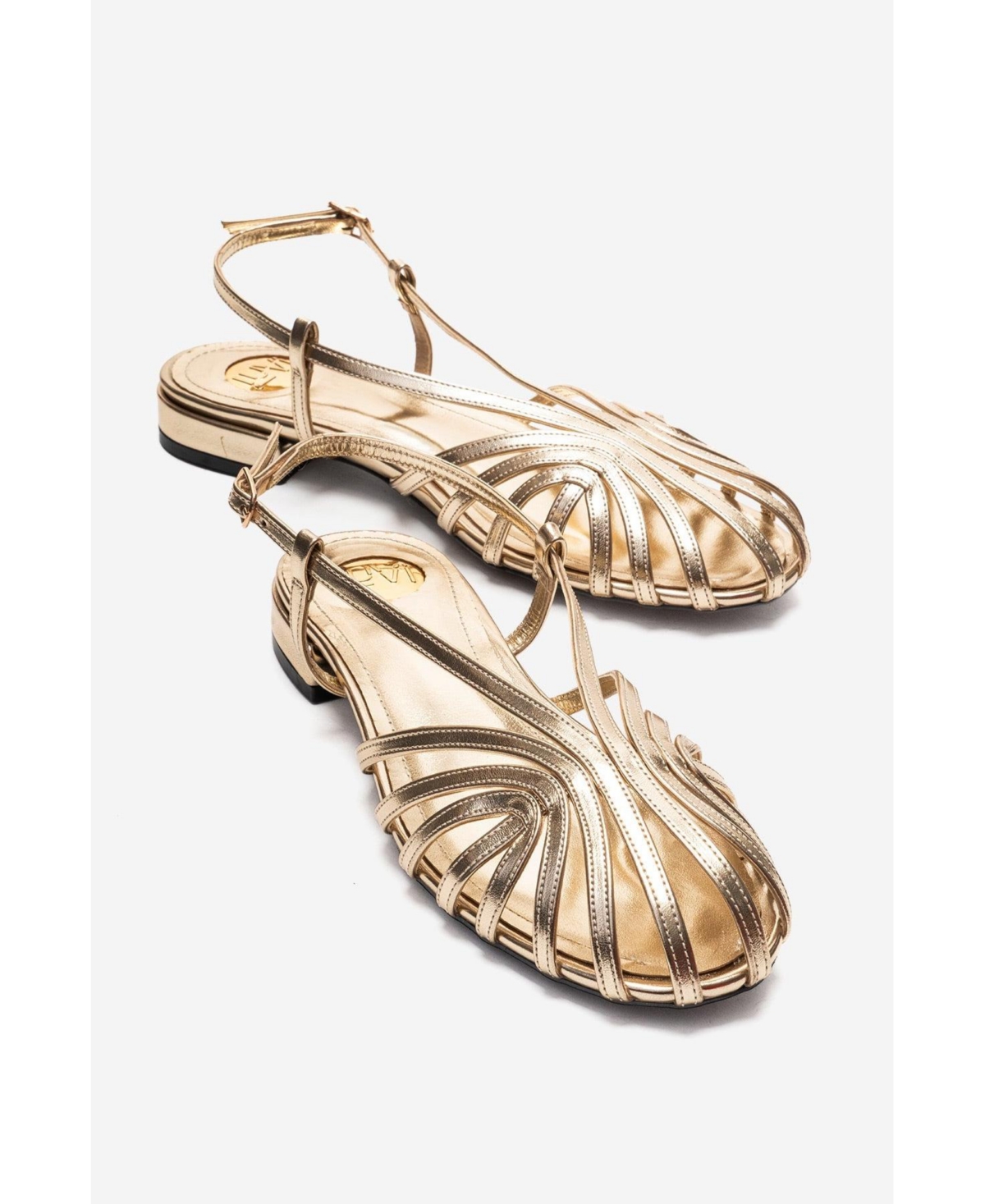 Click here for Prologue Shoes Womens Liss Strap Sandal - Gold prices