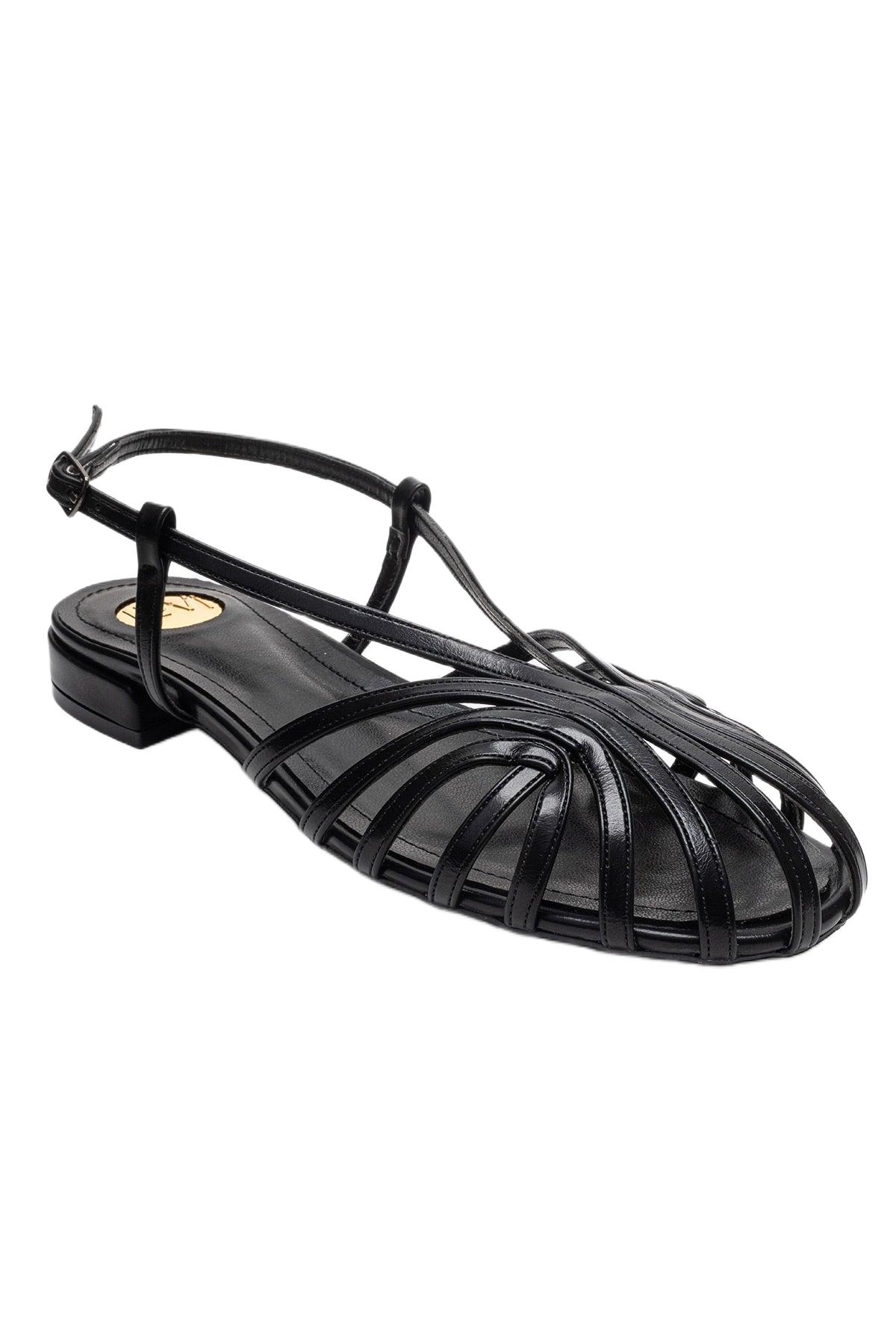 Click here for Prologue Shoes Womens Liss Strap Sandal - Black prices