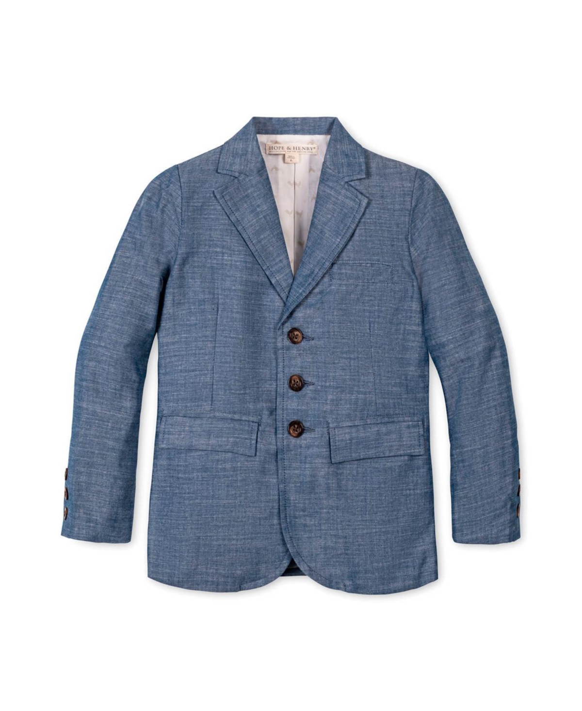 Click here for Hope & Henry Little Boys Classic Organic Chambray... prices