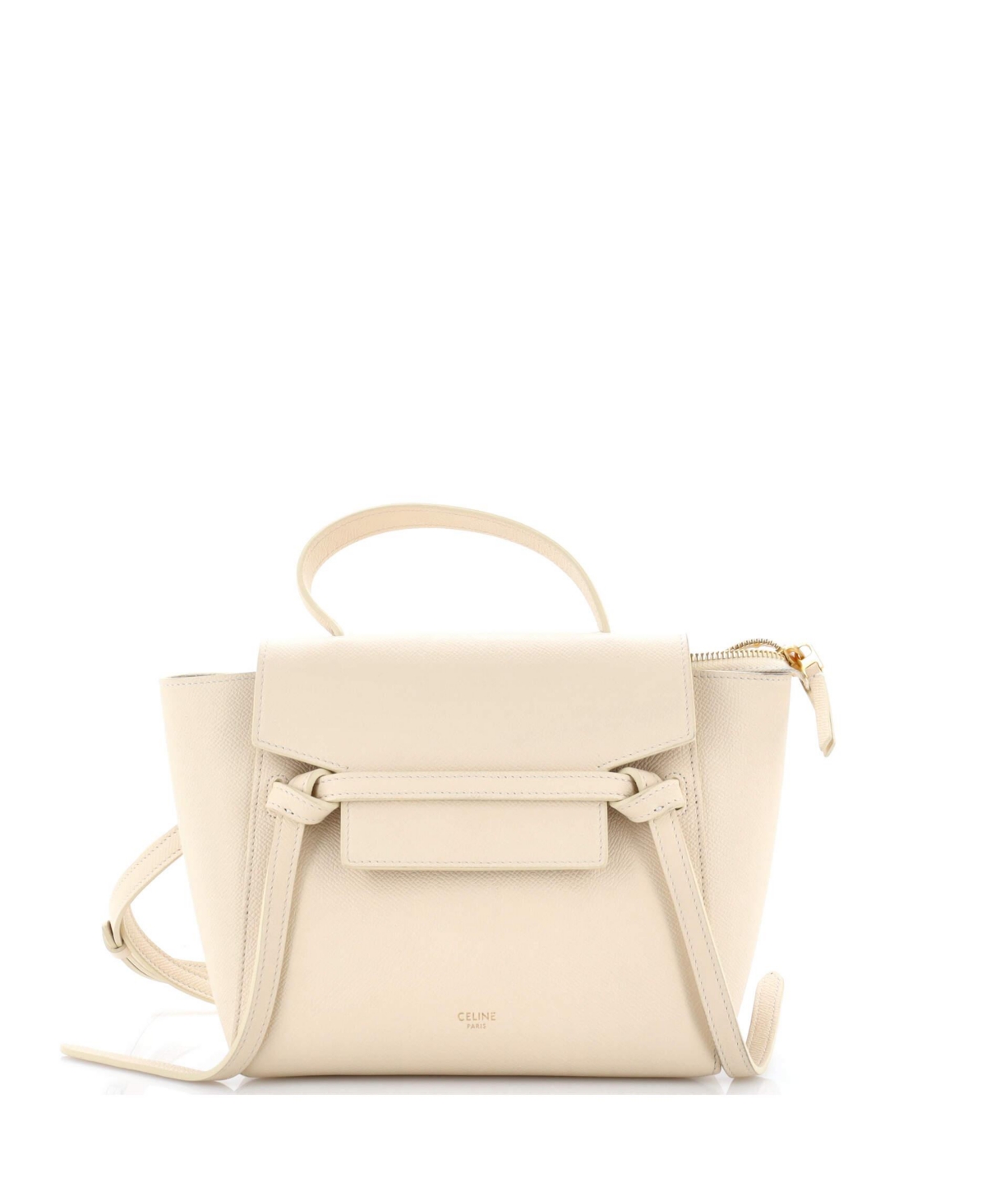 Click here for Pre-Owned Celine Nano Belt Bag Textured Leather -... prices