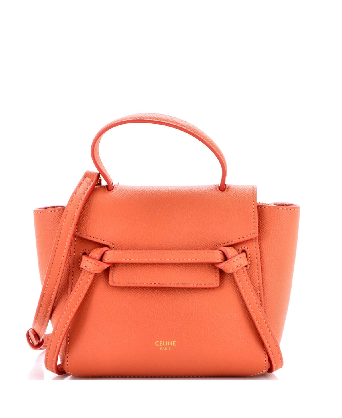 Click here for Pre-Owned Celine Nano Belt Bag Textured Leather -... prices