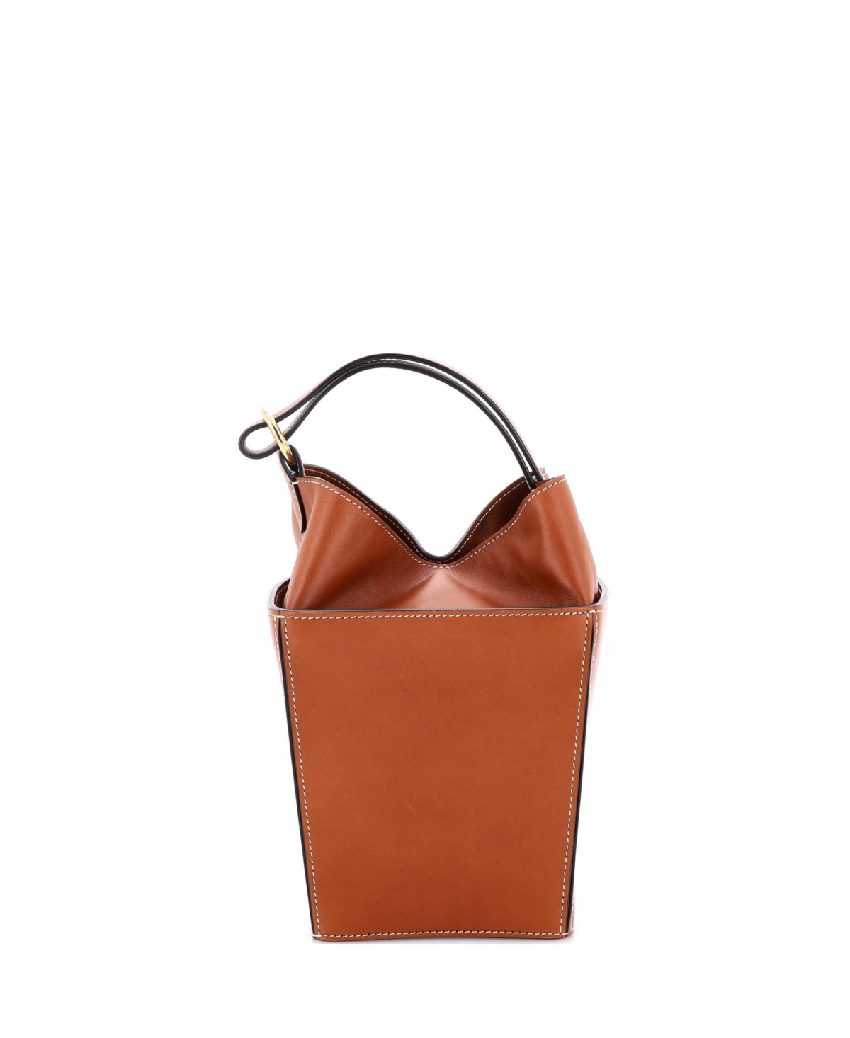 Click here for Pre-Owned Celine Strap Box Top Handle Bag Leather... prices