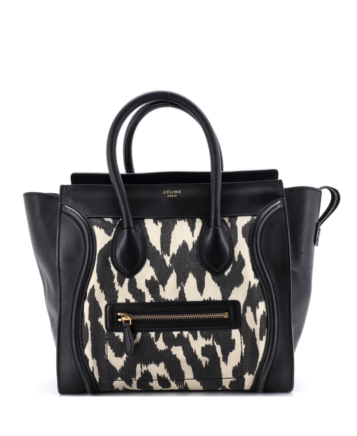 Click here for Pre-Owned Celine Mini Luggage Bag Printed Canvas a... prices