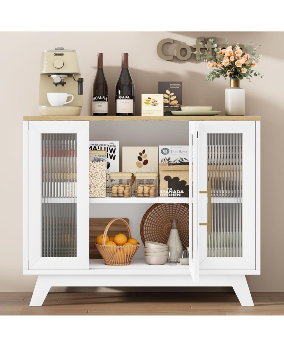 Click here for gaomon 36 Inch Small Buffet Storage Cabinet with A... prices
