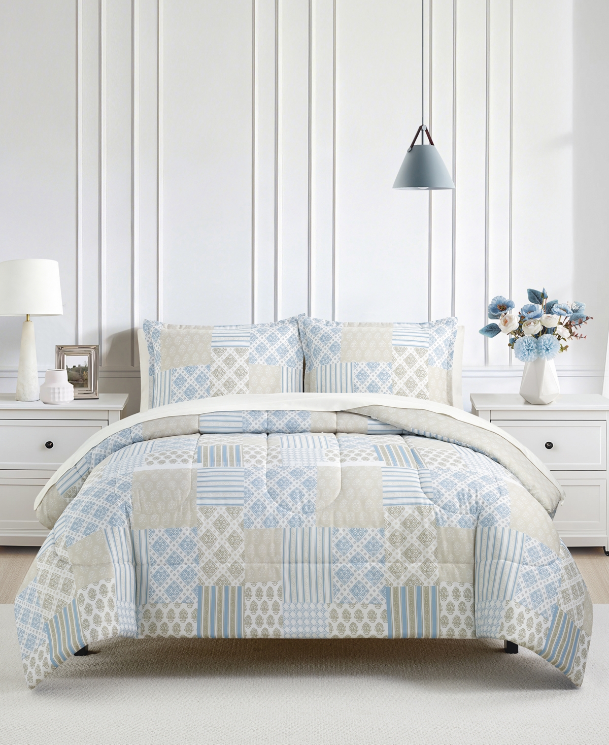 Click here for Macys Patchwork Reversible 3-Pc. Comforter Sets -... prices