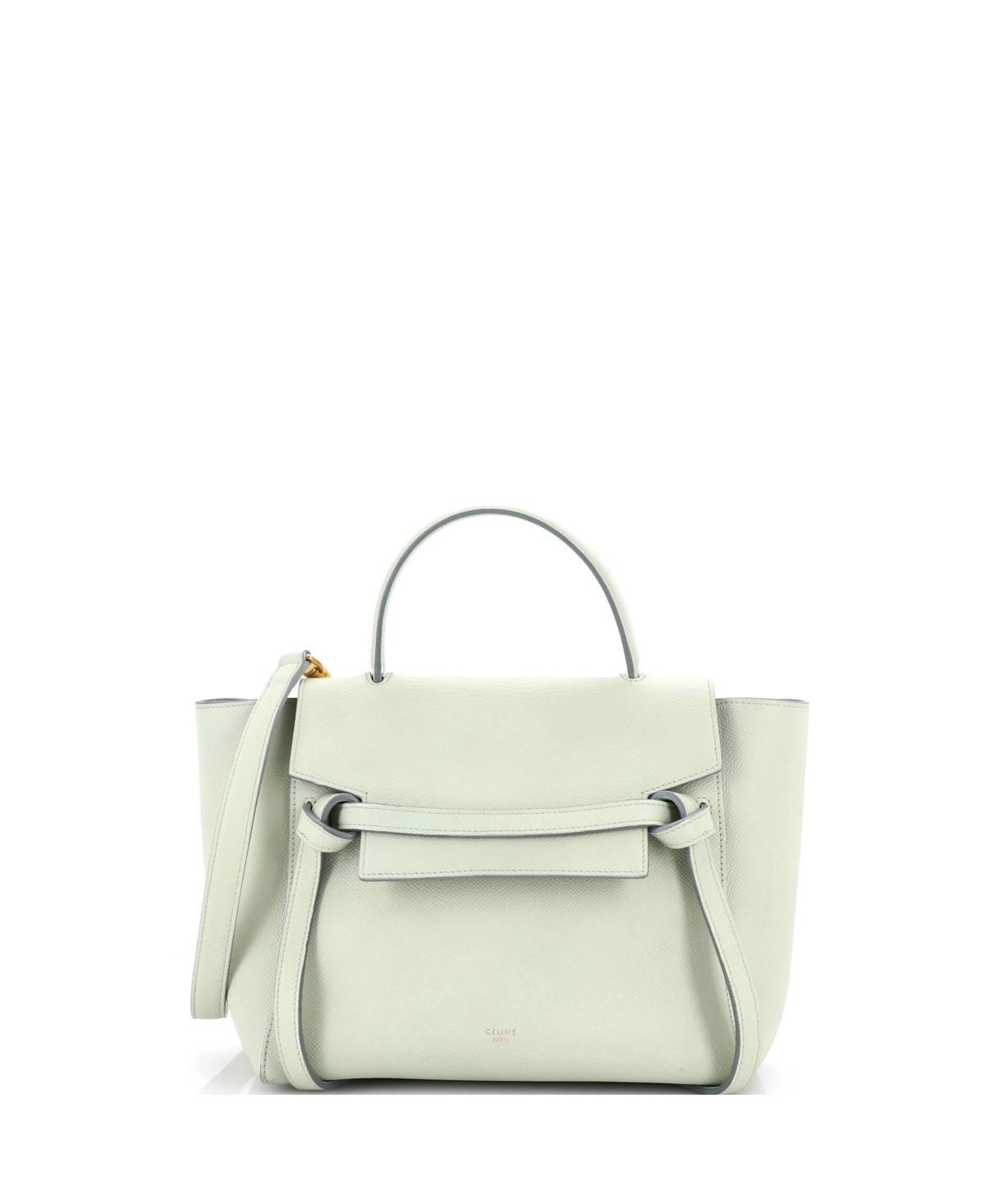 Click here for Pre-Owned Celine Micro Belt Bag Textured Leather -... prices