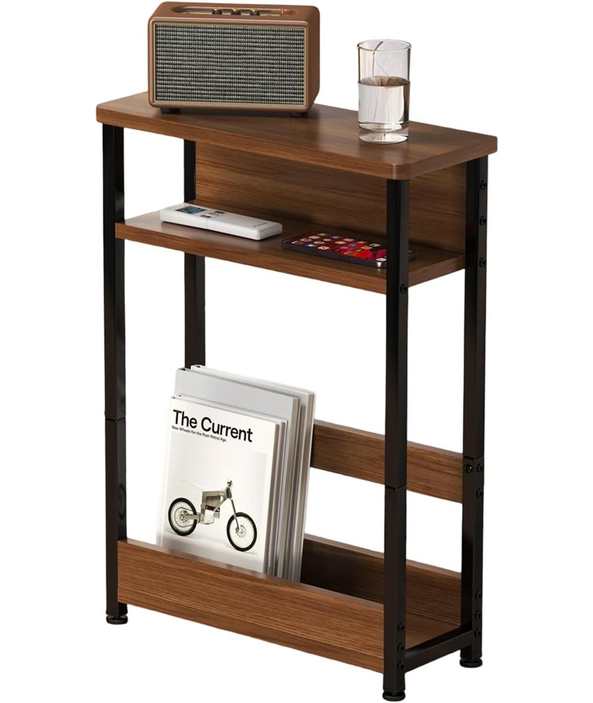 Click here for gaomon Narrow 3-Tier Slim End Table with Storage S... prices