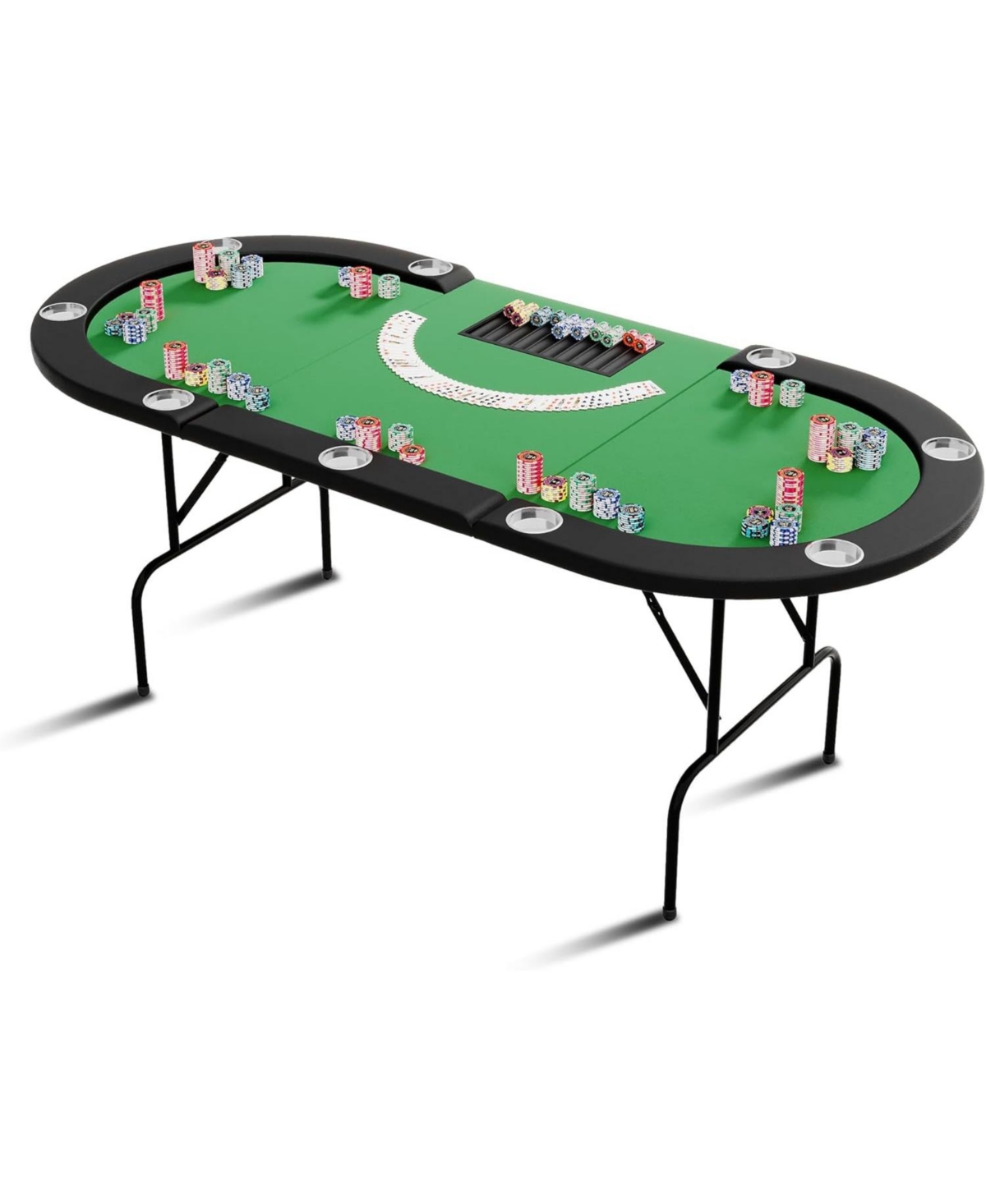 Click here for gaomon Foldable Poker Table  Texas Holdem Table wi... prices